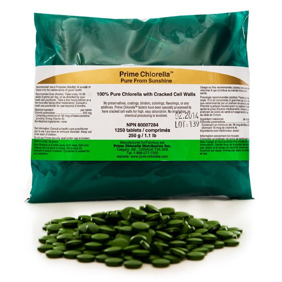 Pure Chlorella Tablets | 300 Tablets | Pure Chlorella