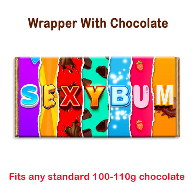 I Love You Novelty Chocolate Bar Wrapper Lovely Gift for Birthday Valentine