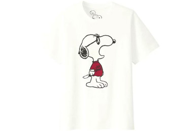 Uniqlo x Kaws Snoopy Joe Yawn Tee White - ENDANGERED LA