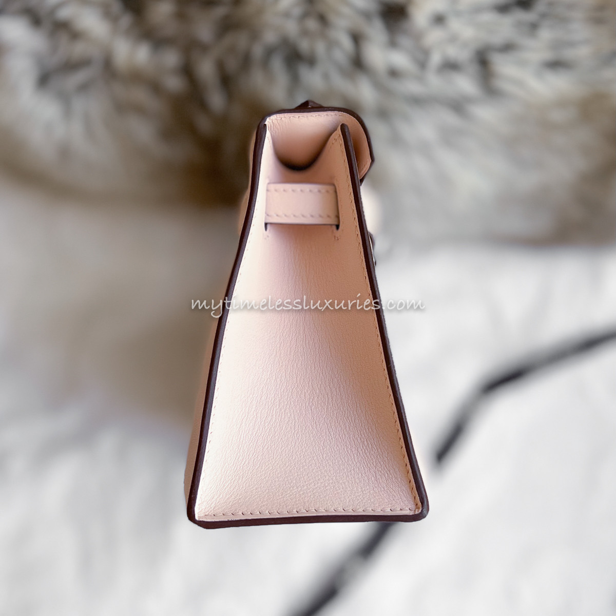 HERMES Kelly Pochette Rose Eglantine PHW *New - Timeless Luxuries