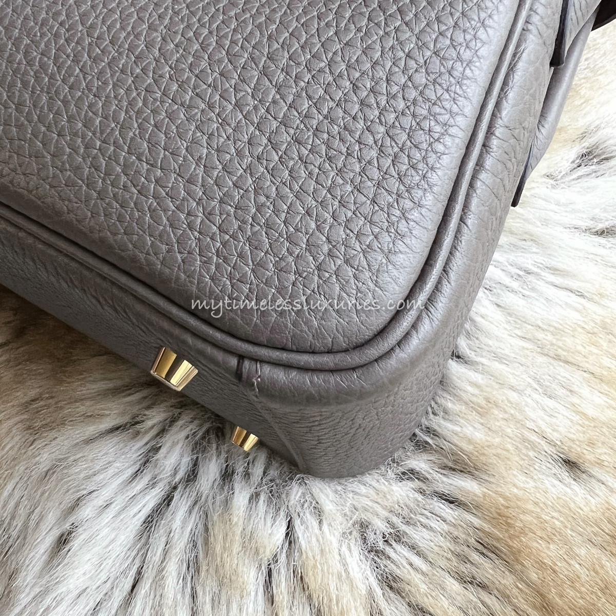 HERMES Mini Lindy Etain Clemence GHW Y - Timeless Luxuries