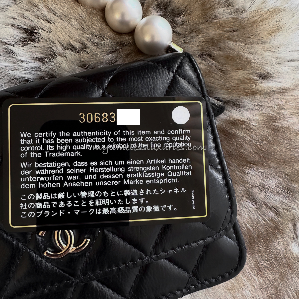 CHANEL Mini WOC Wallet on Chain Pearl Strap - Timeless Luxuries