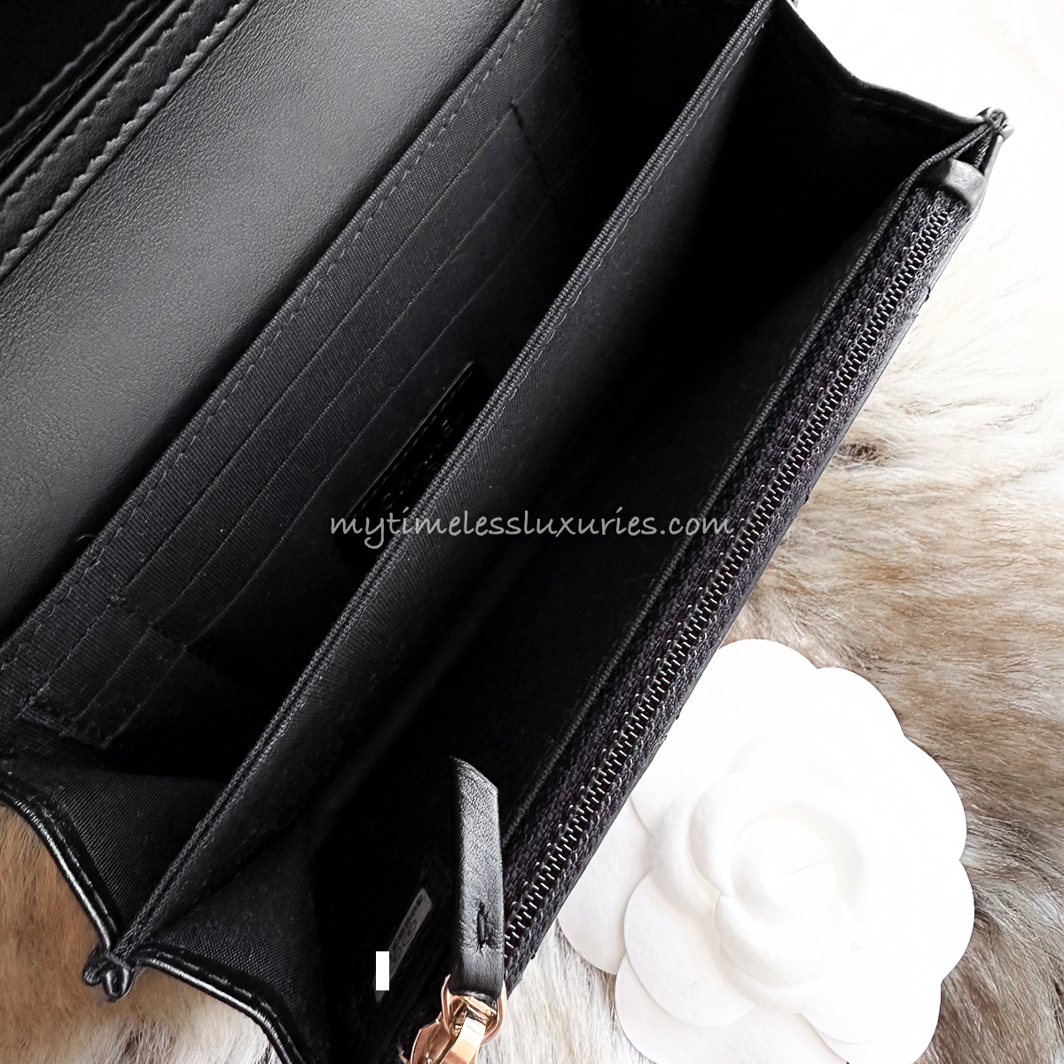 CHANEL Mini WOC Wallet on Chain Pearl Strap - Timeless Luxuries