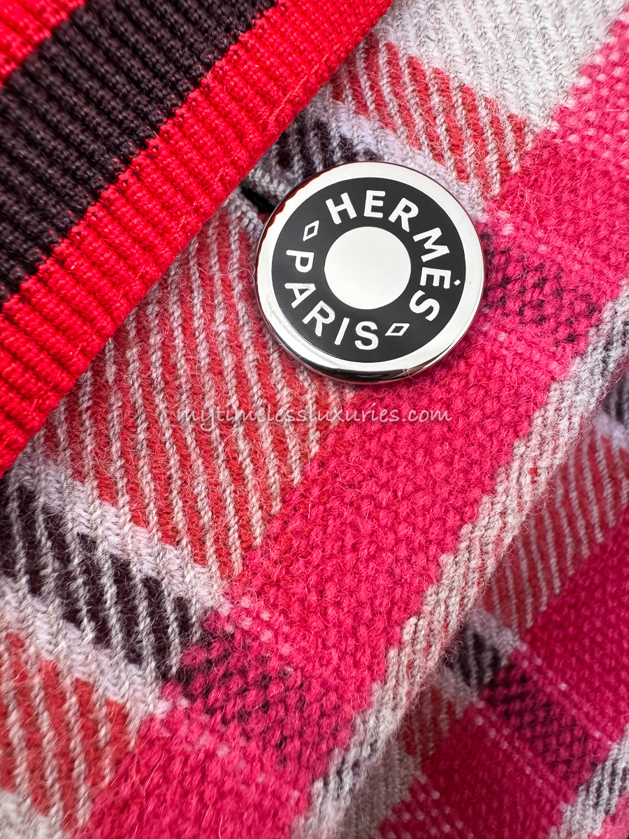 HERMES 2018 Runway Plaid Coat 34 - Timeless Luxuries