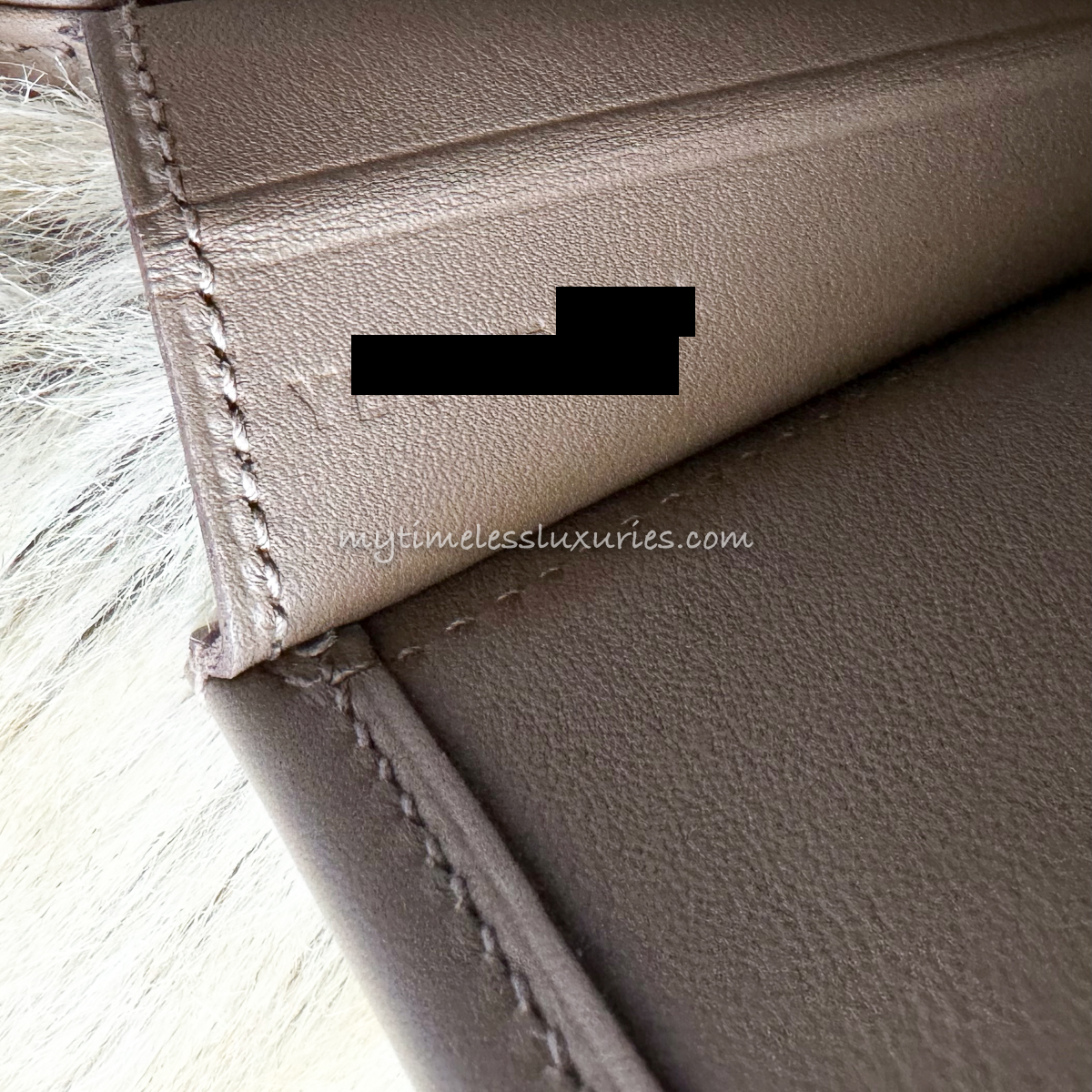HERMES Jige Elan 29 Touch Etoupe/ Desert Ombre Lizard - Timeless Luxuries