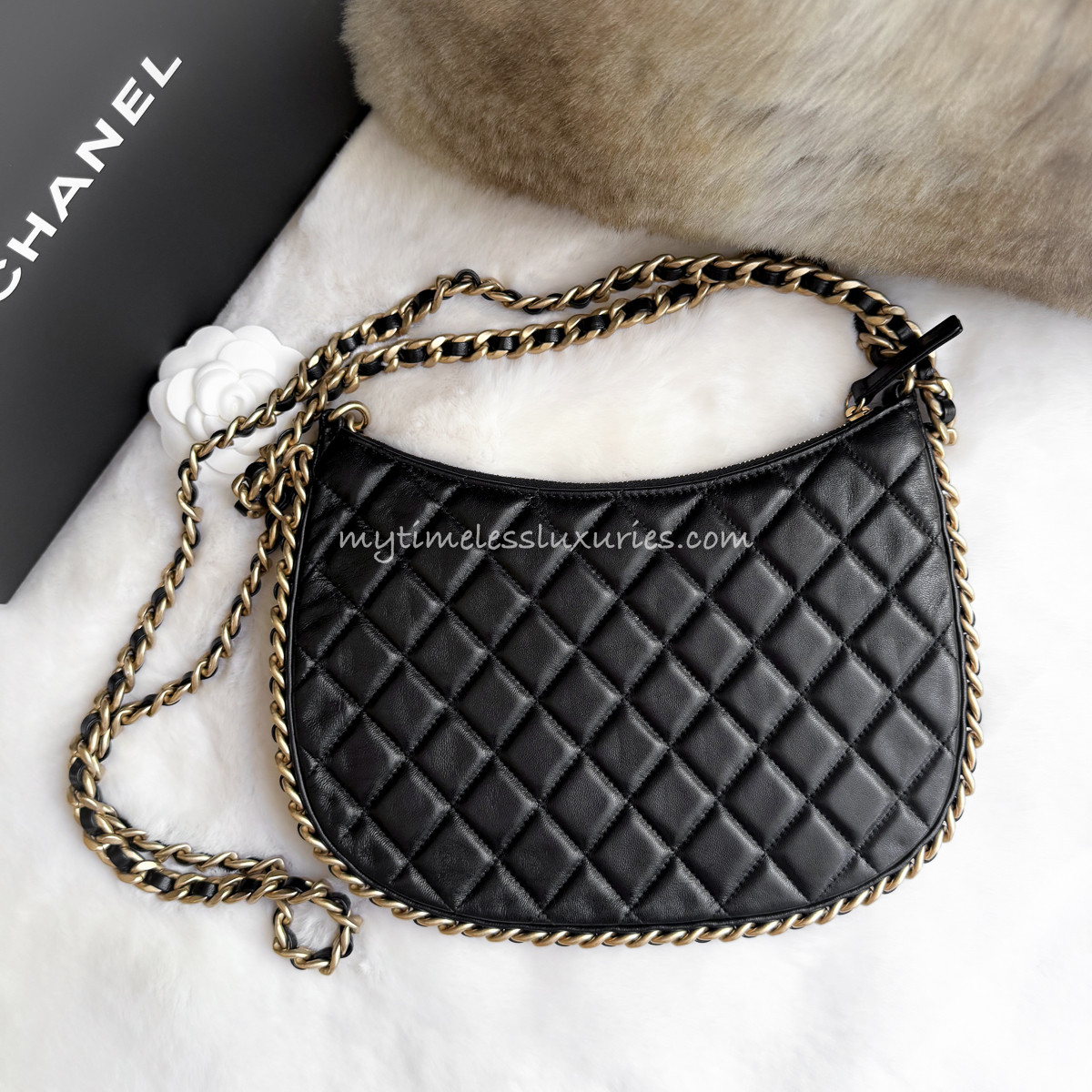 CHANEL 23B Chain Around Hobo GHW *New - Timeless Luxuries