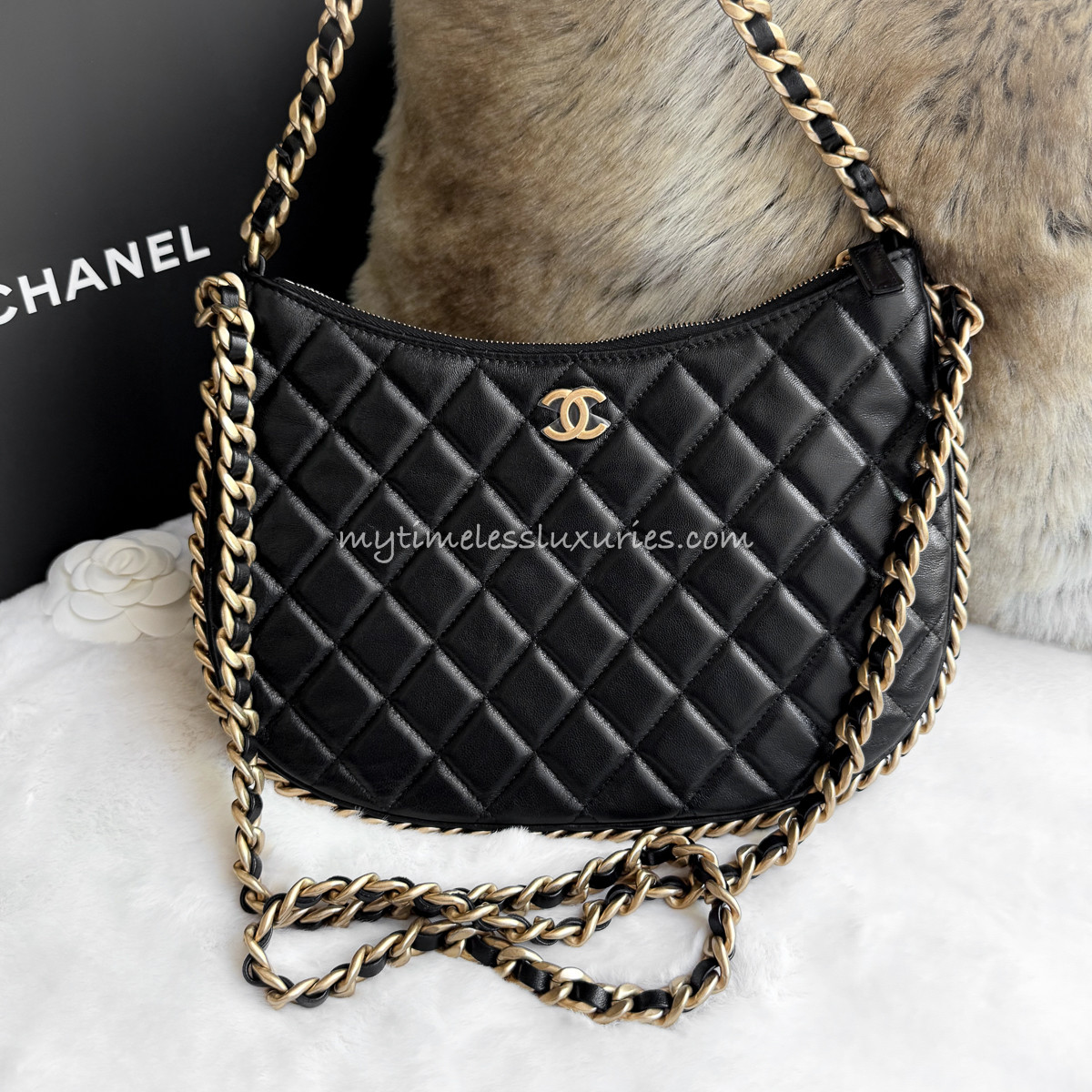 CHANEL 23B Chain Around Hobo GHW *New - Timeless Luxuries