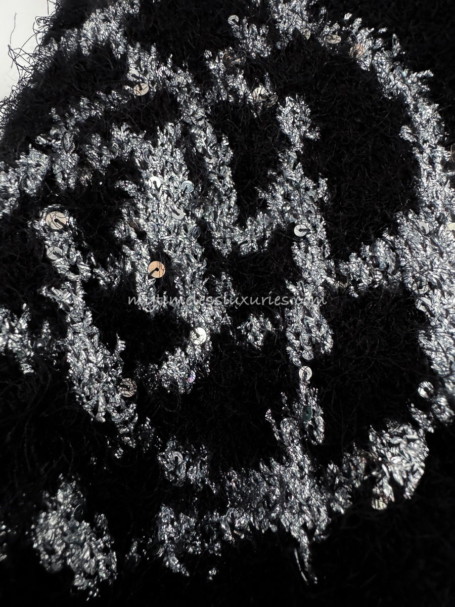 CHANEL 23K Runway Camélia Sweater 38 *New - Timeless Luxuries