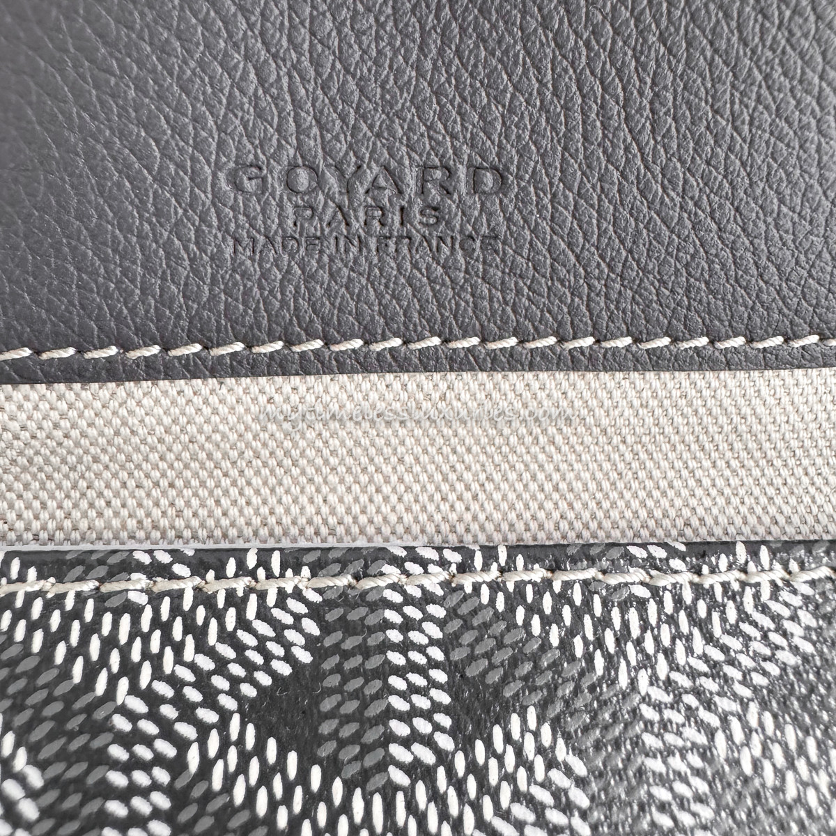 GOYARD Limited Ed. Boheme Hobo Bag Grey/ Pink Heart - Timeless Luxuries