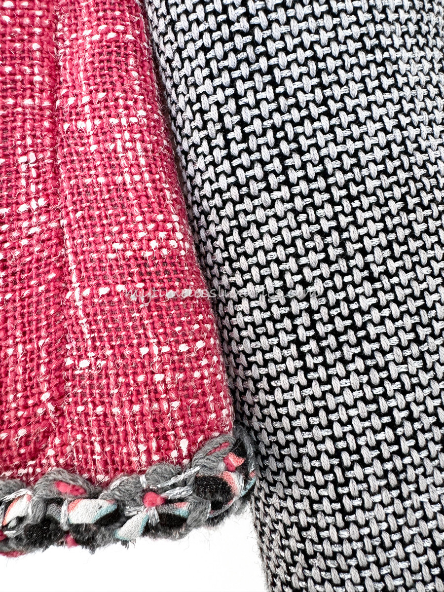 CHANEL 14P Tweed Jacket Braided Trim 38 - Timeless Luxuries