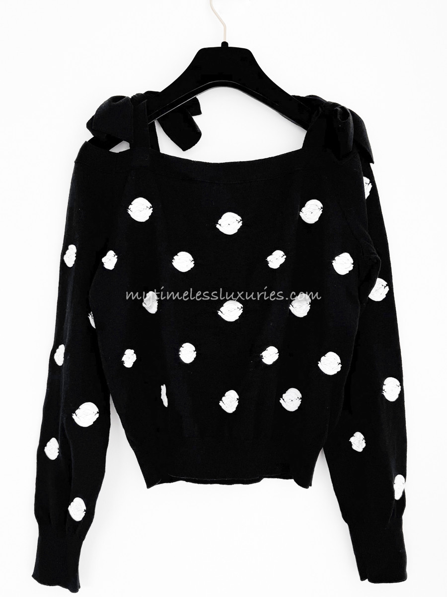 CHANEL 23K Camélia Off Shoulder Tie Top *New - Timeless Luxuries