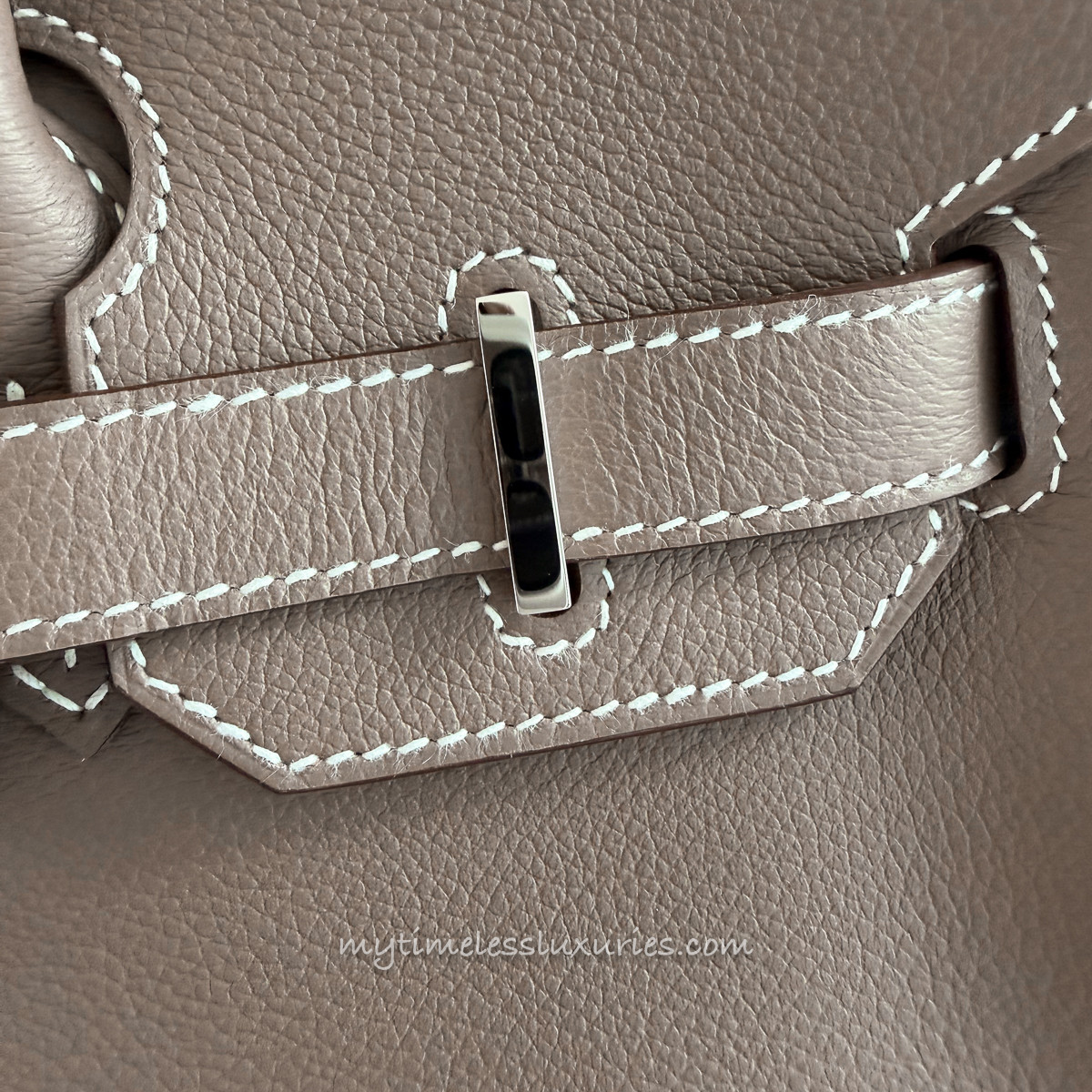 HERMES Birkin Shoulder 29 Etoupe PHW K - Timeless Luxuries