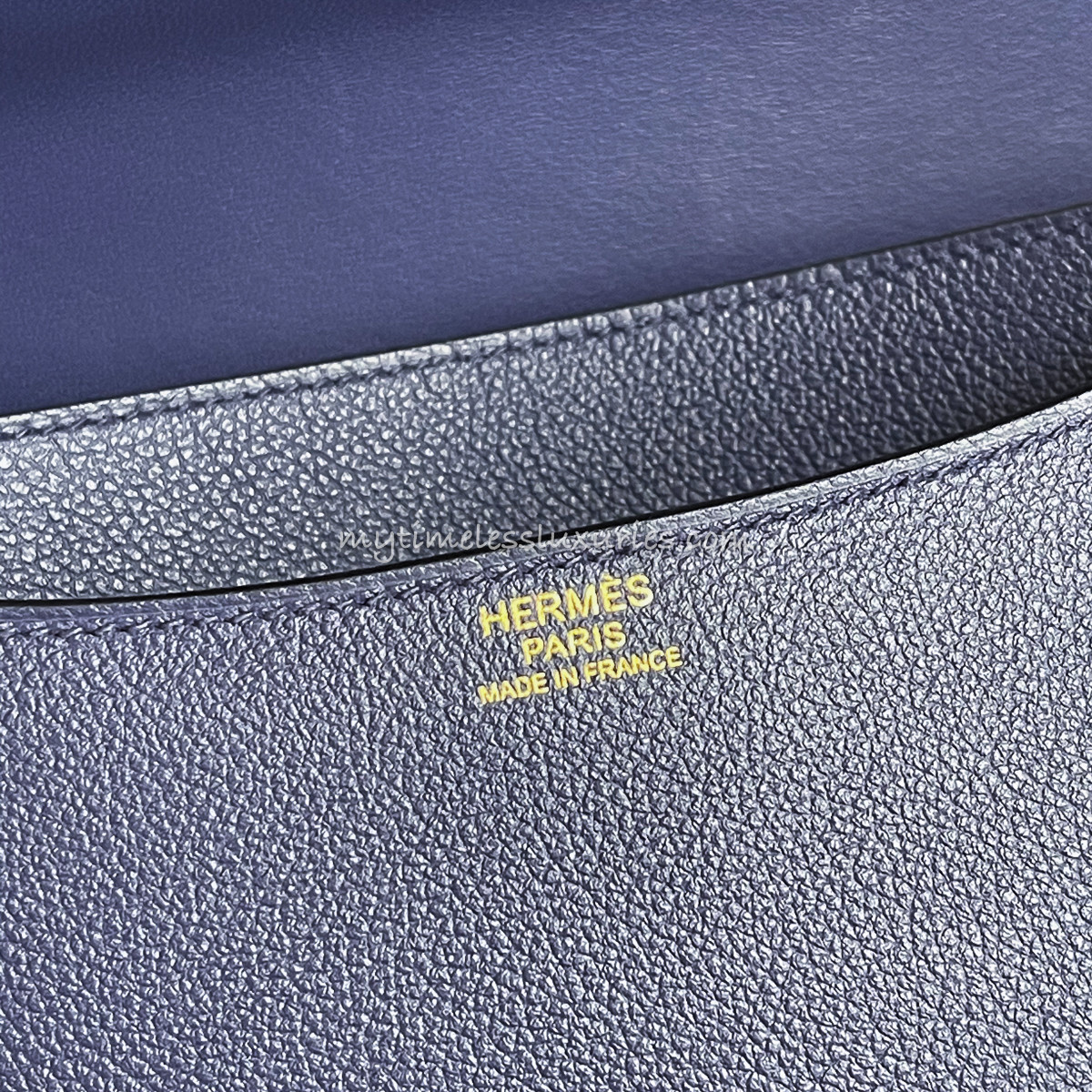 HERMES Constance 24 Bleu Encre Evercolour Gold Hw D/ 2019 - Timeless ...