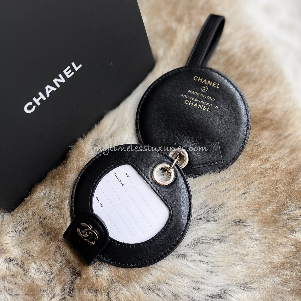 CHANEL VVIP Exclusive Bag/ Luggage Tag *New