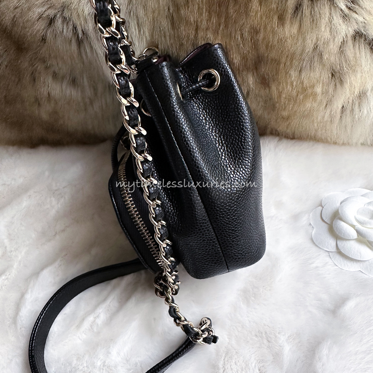 CHANEL 22B Mini Bucket Bag with Chain *New - Timeless Luxuries