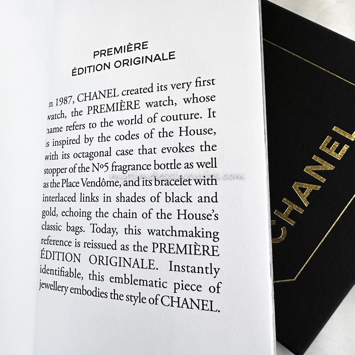 CHANEL 2022 Première Watch Edition Originale M *New - Timeless Luxuries