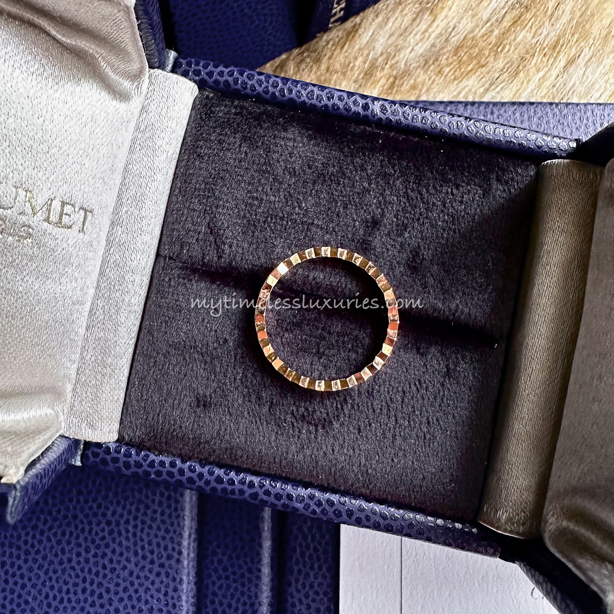 CHAUMET Bee My Love Ring 2.5mm RG/ Diamonds 47 - Timeless Luxuries