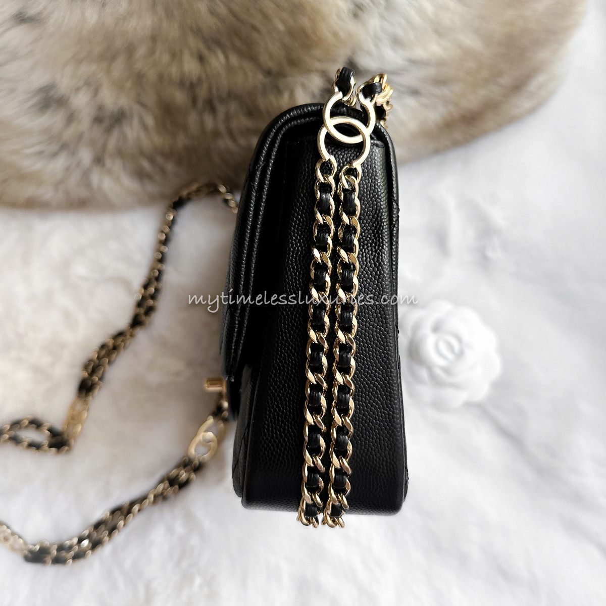 CHANEL 23C 'CC You' Caviar Mini Flap Bag *New - Timeless Luxuries