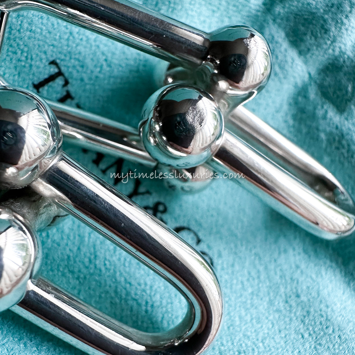 TIFFANY & CO. HardWear Link Earrings SS - Timeless Luxuries