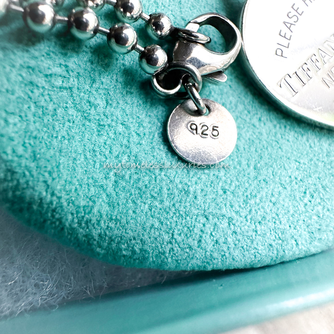 TIFFANY & CO. Return to Tiffany Heart Tag Necklace SS - Timeless Luxuries