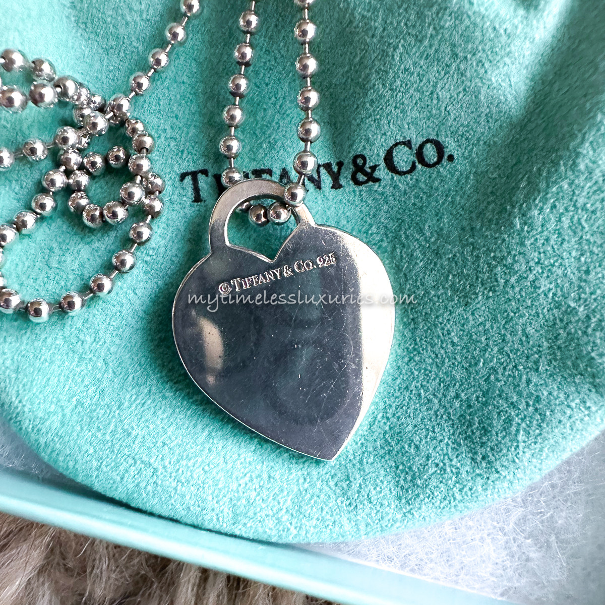 TIFFANY & CO. Return to Tiffany Heart Tag Necklace SS - Timeless Luxuries