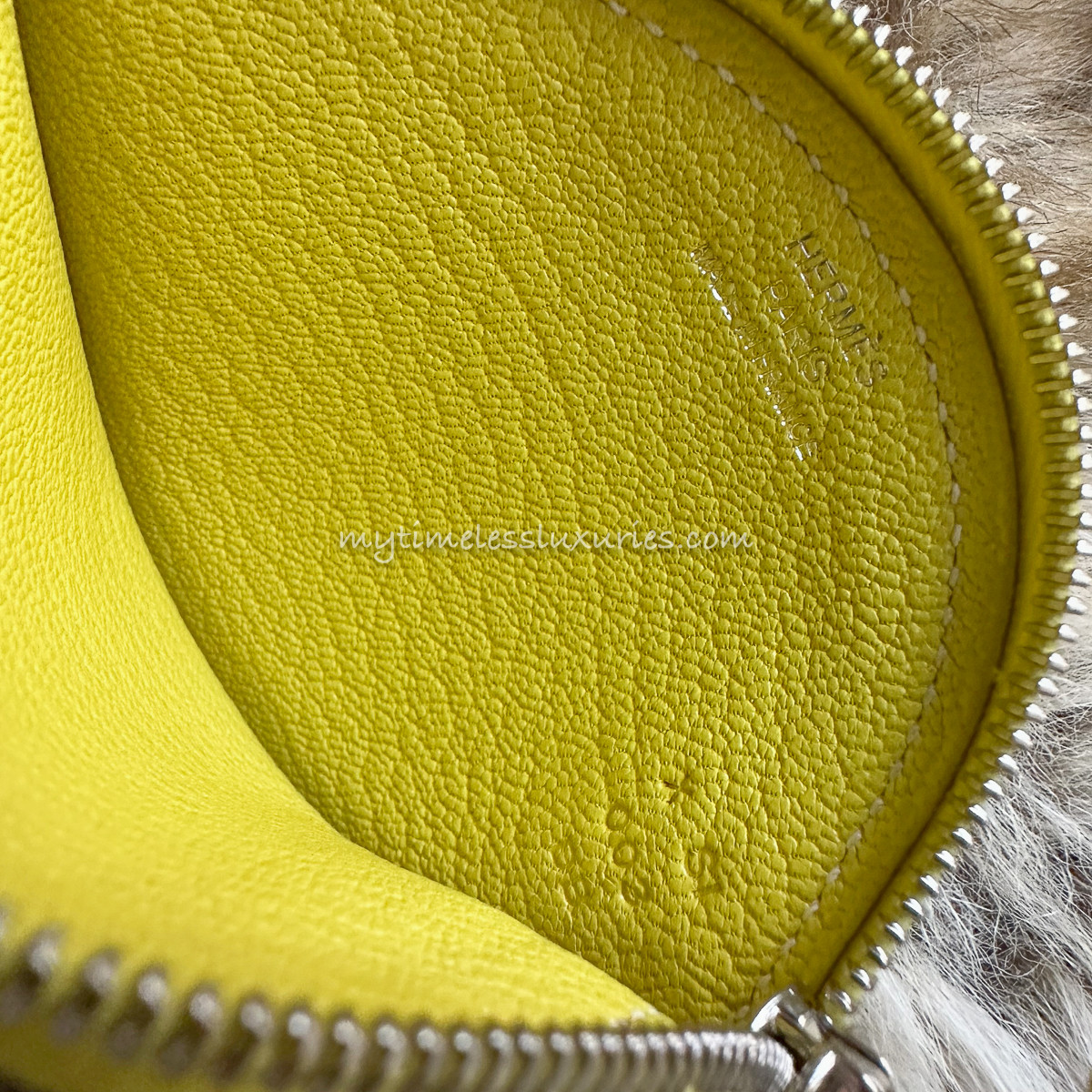 HERMES Tutti Frutti Lemon Coin Purse/ Charm - Timeless Luxuries