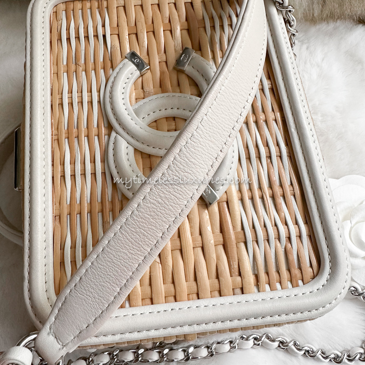 CHANEL 19S Wicker/ Rattan Vanity Case - Timeless Luxuries