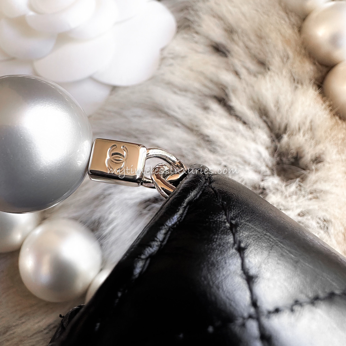 CHANEL Mini WOC Wallet on Chain Pearl Strap - Timeless Luxuries