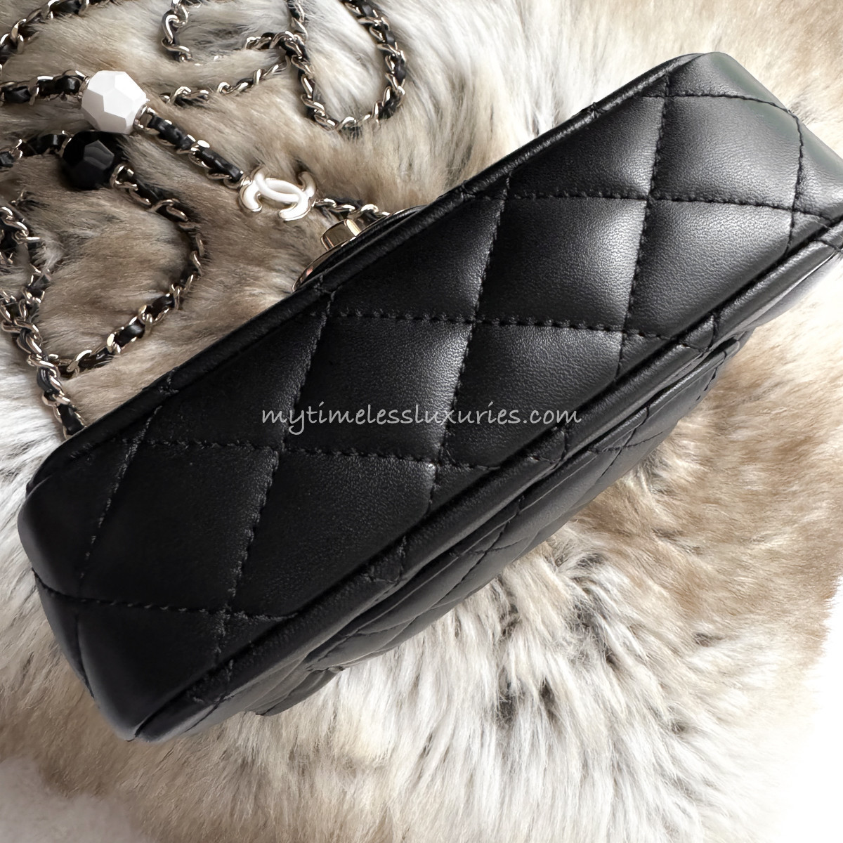 CHANEL 23P Mini Flap CC Heart Chain - Timeless Luxuries