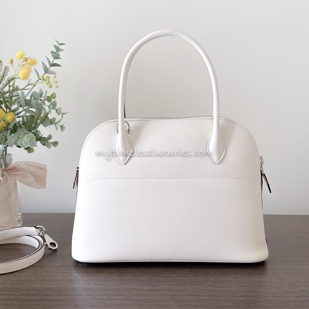 HERMES 2022 Bolide 27 Nata Epsom PHW U - Timeless Luxuries