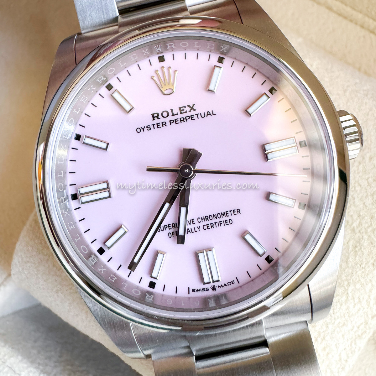 ROLEX 2022 Oyster Perpetual 36 Candy Pink - Timeless Luxuries