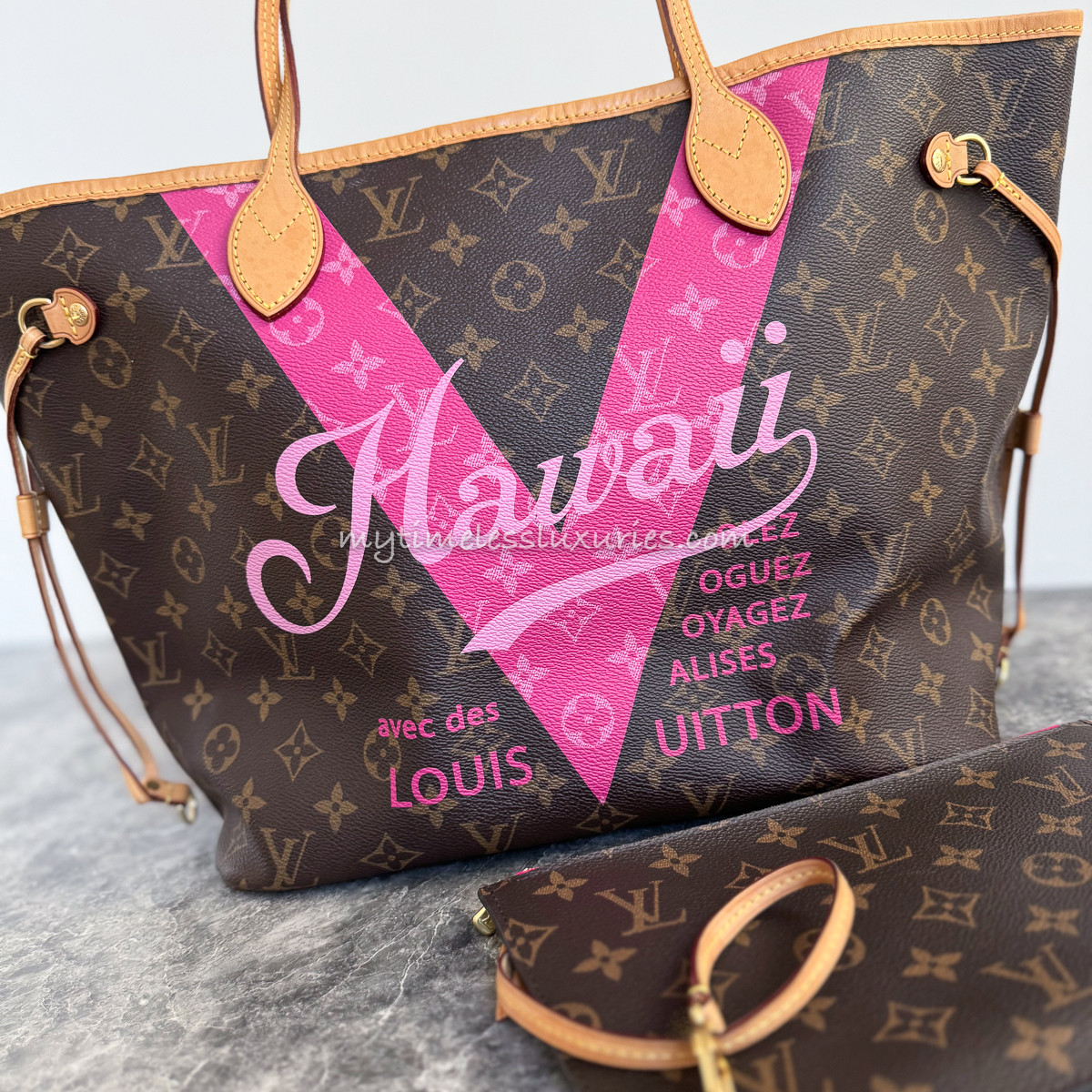 LOUIS VUITTON Neverfull MM Hawaii Limited Ed - Timeless Luxuries