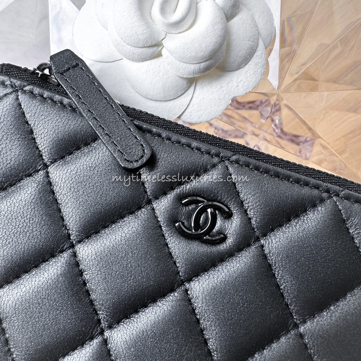 CHANEL So Black Mini O-Case Pouch *New - Timeless Luxuries