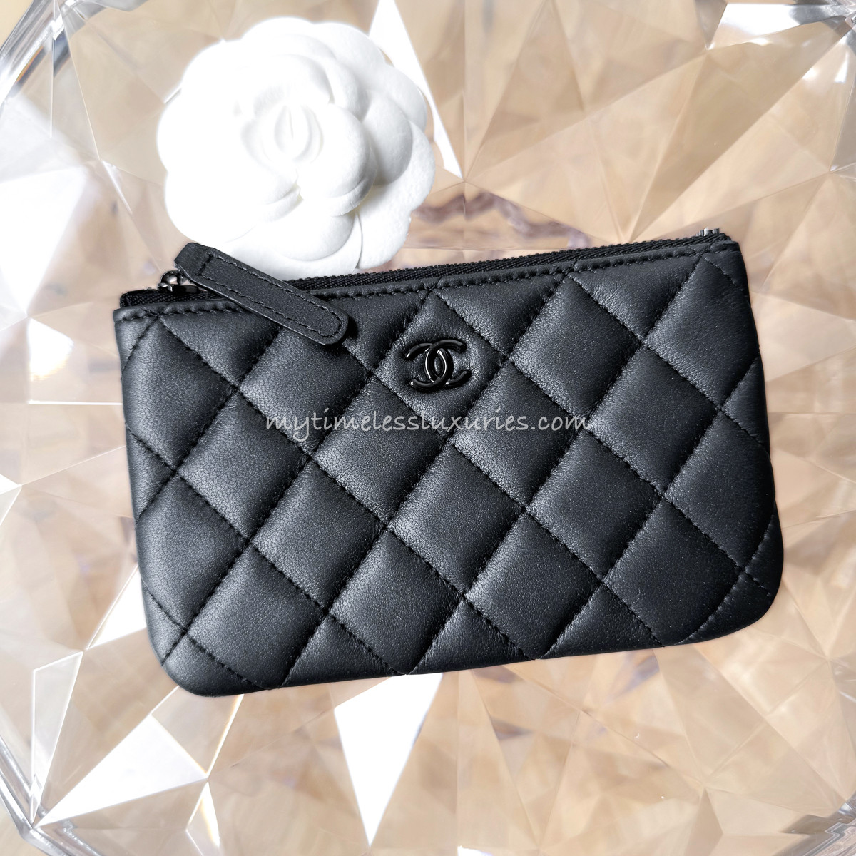 CHANEL So Black Mini O-Case Pouch *New - Timeless Luxuries