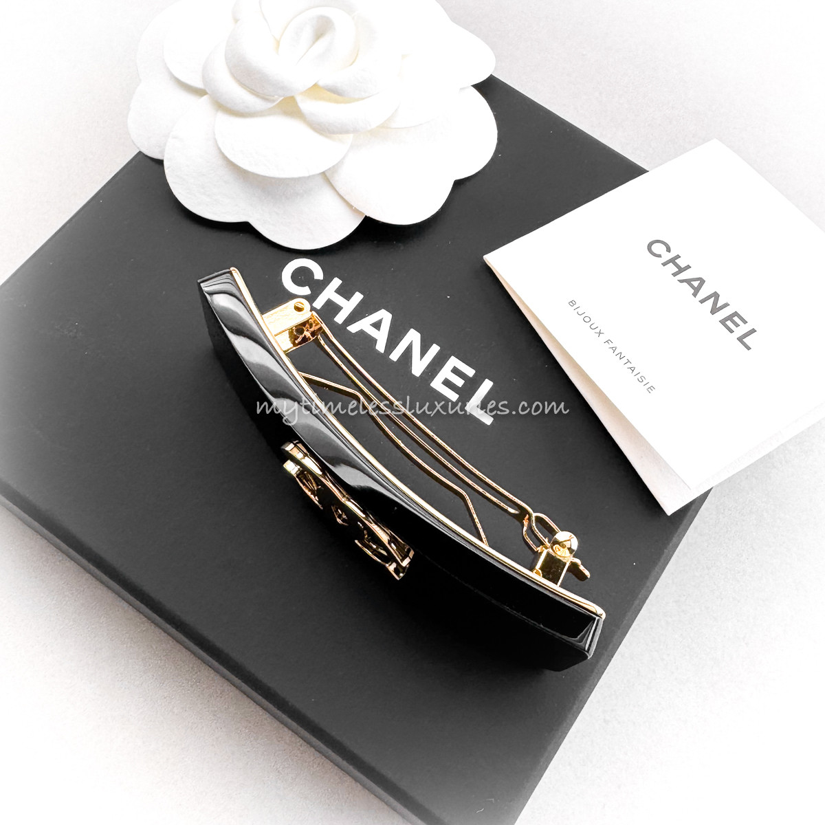 CHANEL 24B CC Logo Hair Barrette Clip *New - Timeless Luxuries
