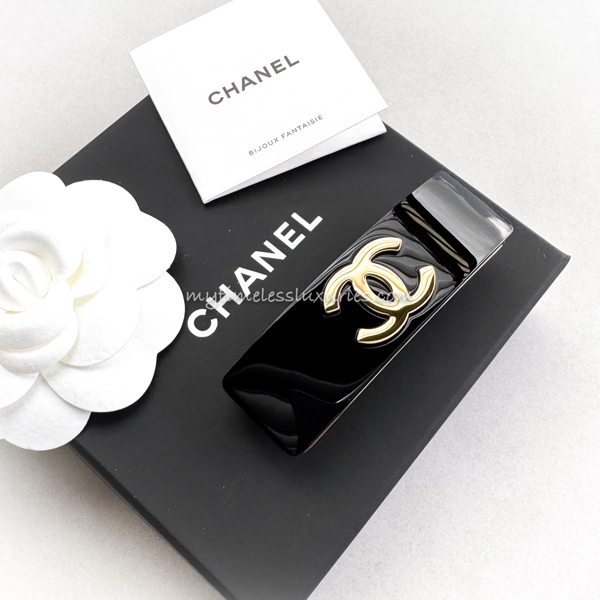 CHANEL 24B CC Logo Hair Barrette Clip *New - Timeless Luxuries