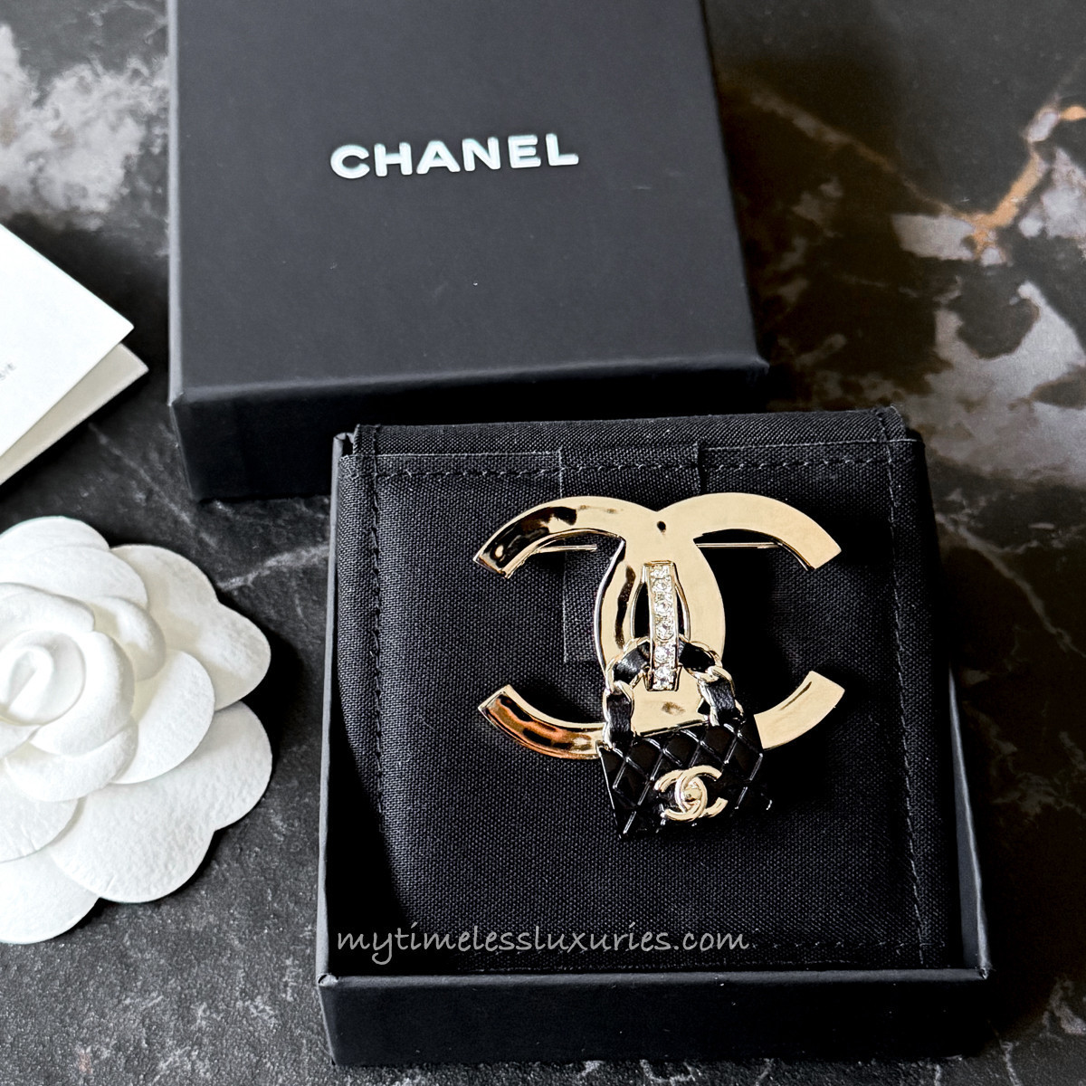 CHANEL CC Brooch Bag Charm *New - Timeless Luxuries