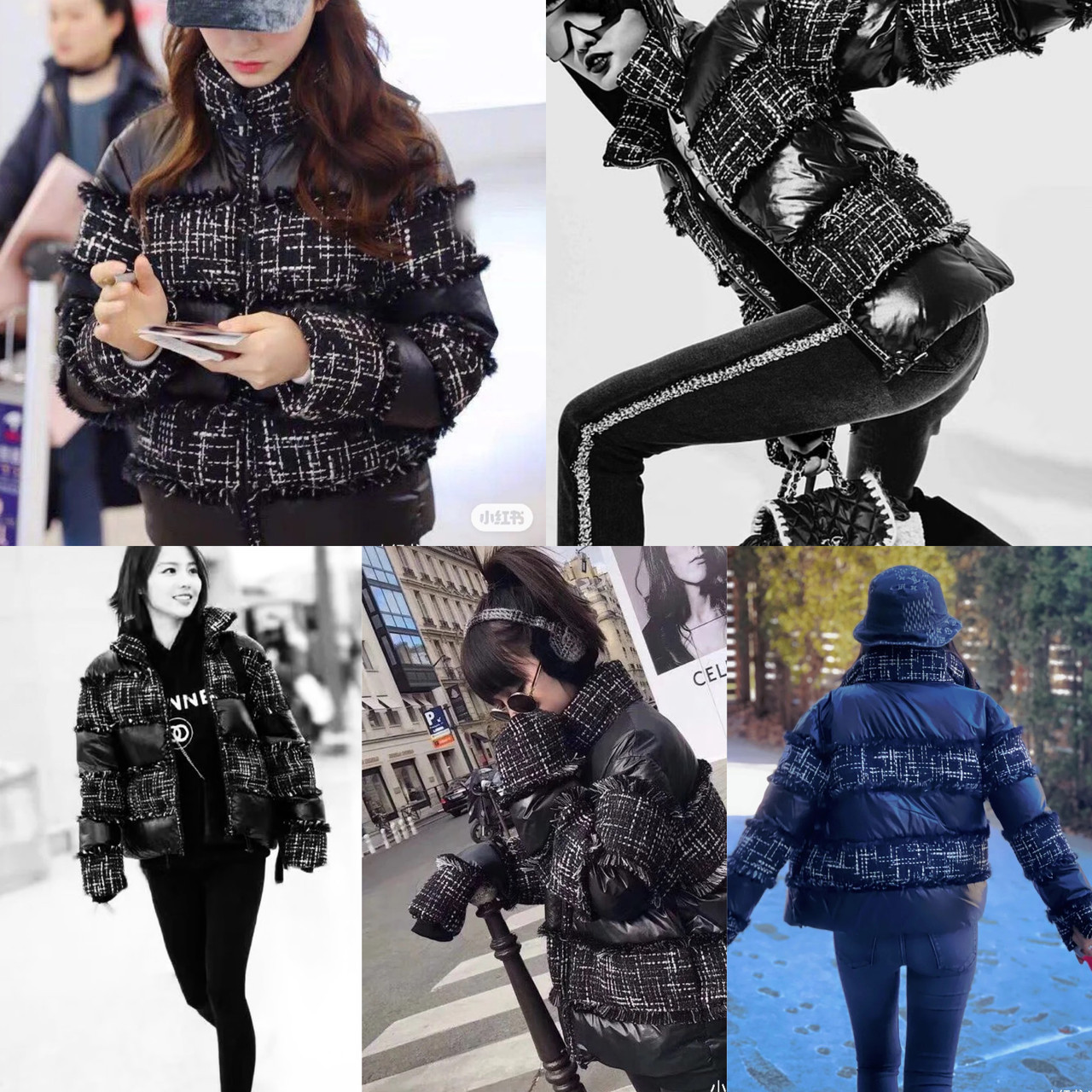 CHANEL 18B Coco Neige Ribbon Tweed Puffer Jacket *New - Timeless Luxuries