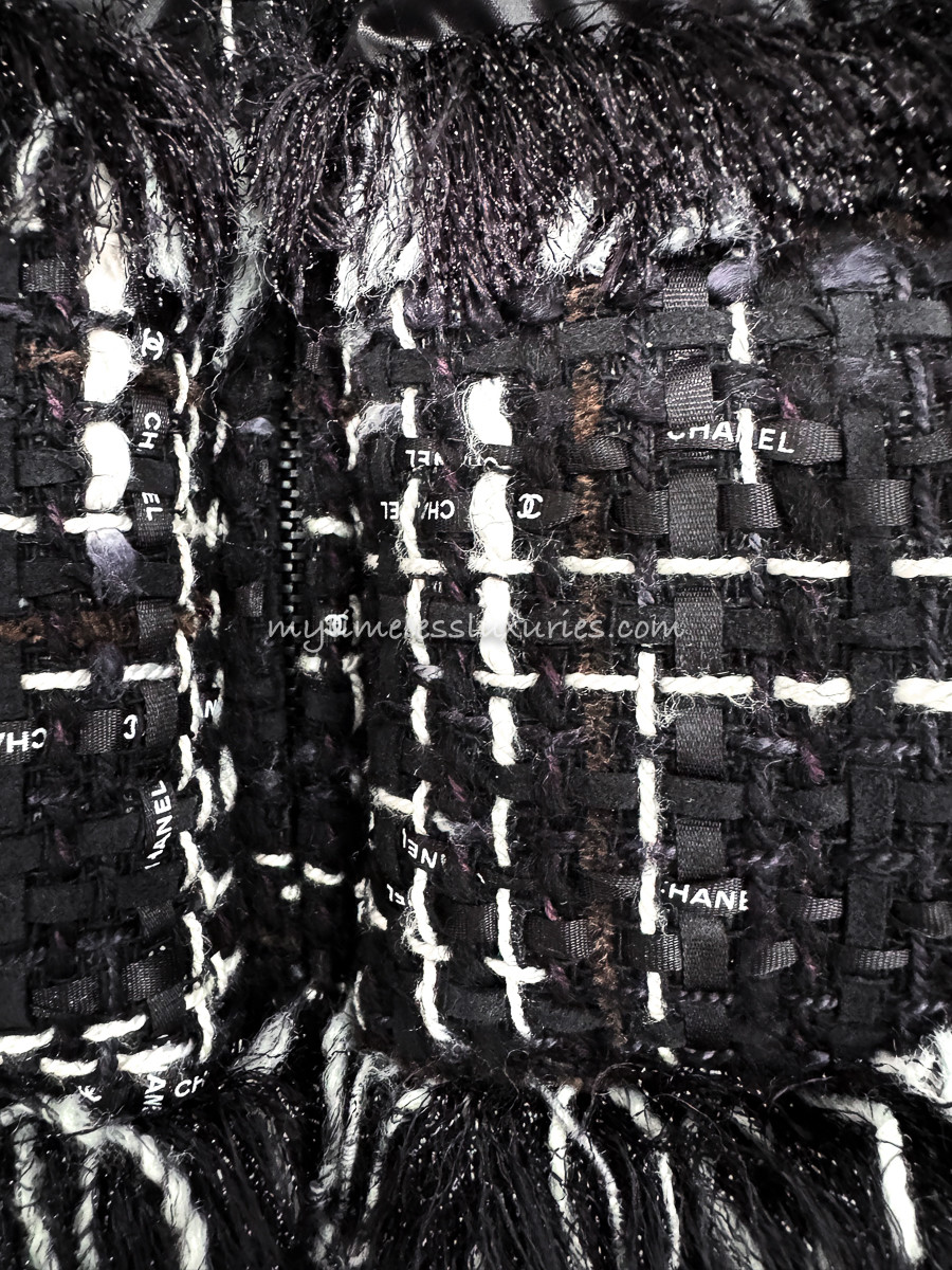 CHANEL 18B Coco Neige Ribbon Tweed Puffer Jacket *New - Timeless Luxuries