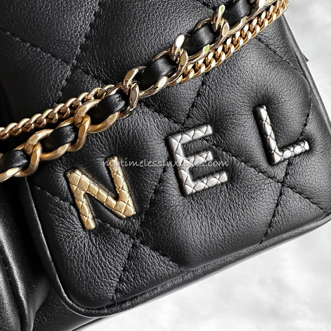 CHANEL 23P Logo Camera Bag Chain Details *New - Timeless Luxuries