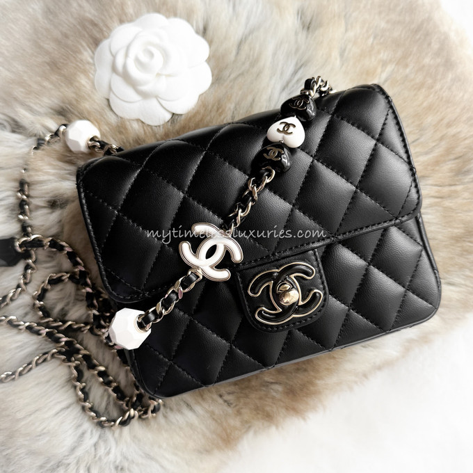 CHANEL 23P Mini Flap CC Heart Chain - Timeless Luxuries