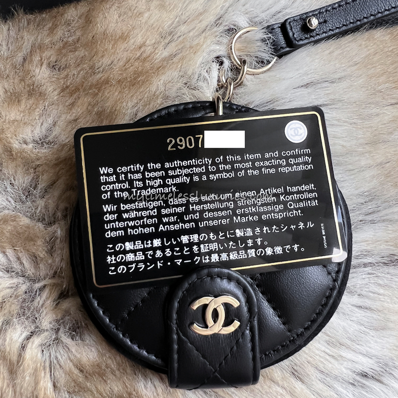 CHANEL VVIP Exclusive Bag/ Luggage Tag *New