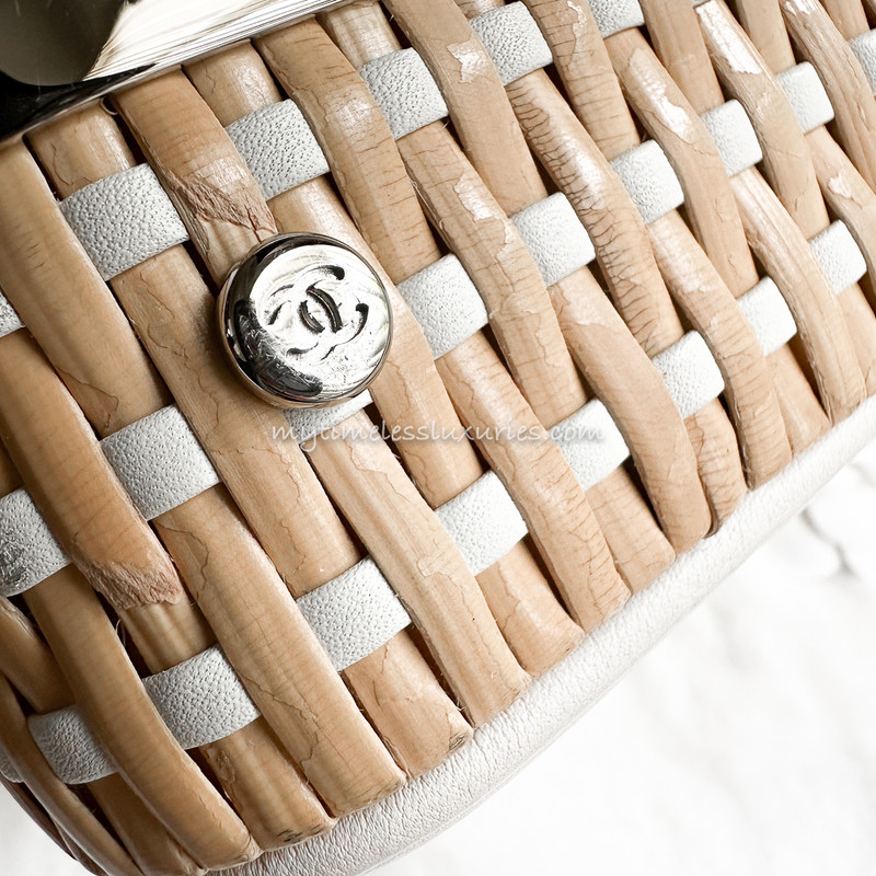CHANEL 19S Wicker/ Rattan Vanity Case - Timeless Luxuries