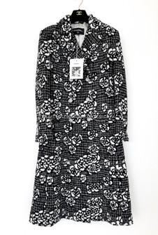 CHANEL 23K Runway Camélia Tweed Coat 38 *New - Timeless Luxuries