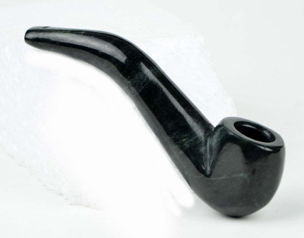 Tobacciana stone smoking pipe handmade natural stone pipe Serpentine ...