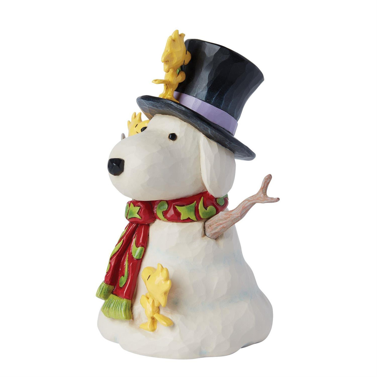 Snoopy Snowman Woodstocks 5.7 Inches Tall