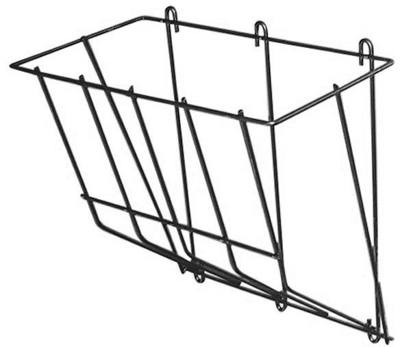 SMALL BLACK HAY RACK - 17 inch - Hamby Dairy Supply