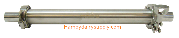 12 inch In-Line SS Milk Transfer Filter assembly for 1 inch ID Hose ...