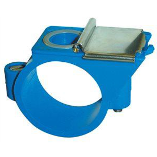 Blue Plastic Milk Valve for 2.0 inch SS - Hamby Dairy Supply