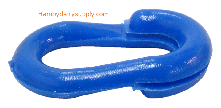 Blue Connector link for Plastic Chain - Hamby Dairy Supply